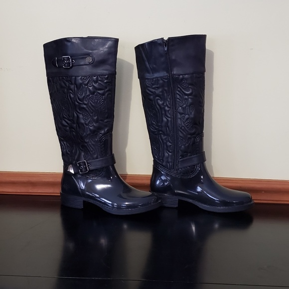 Posh Wellies | Shoes | Posh Wellies Quilted Tall Rain Boots | Poshmark